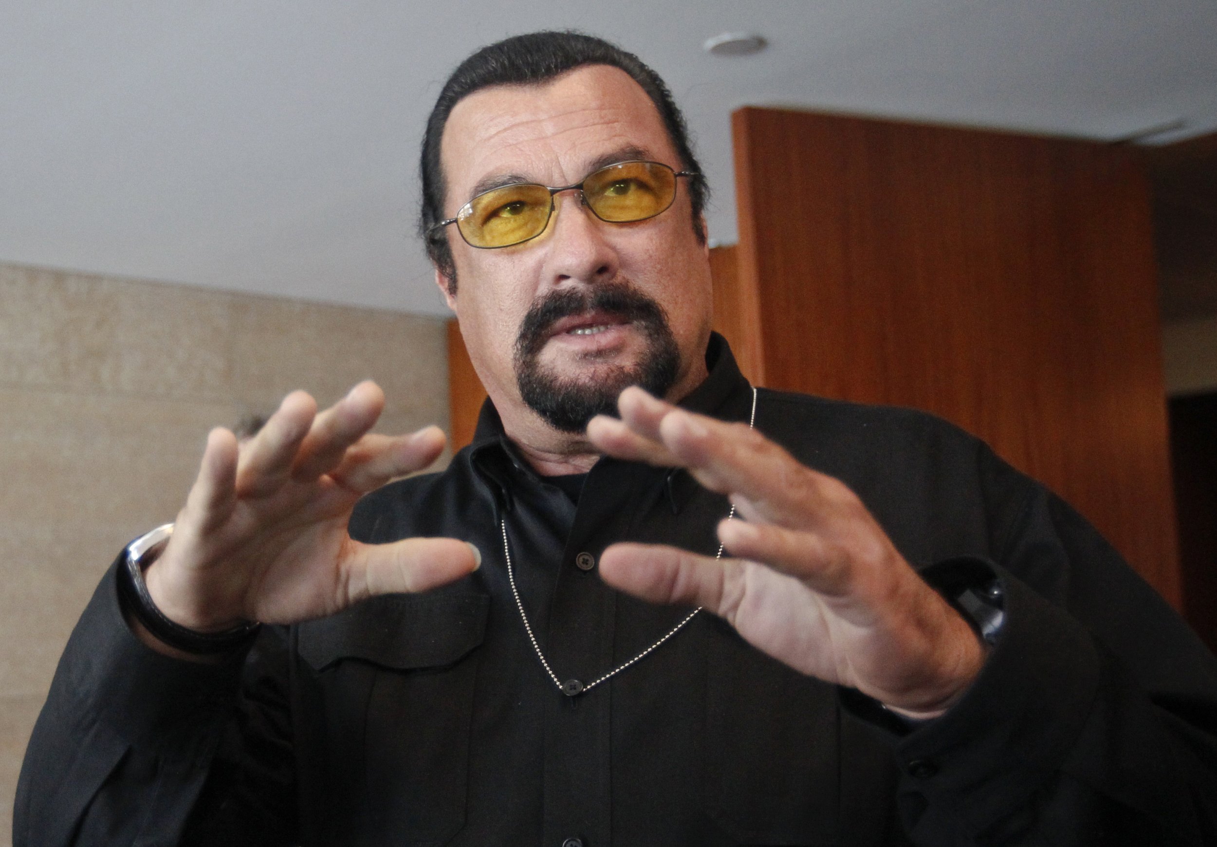 Putin Awards American Actor Steven Seagal With 'Order Of Friendship'