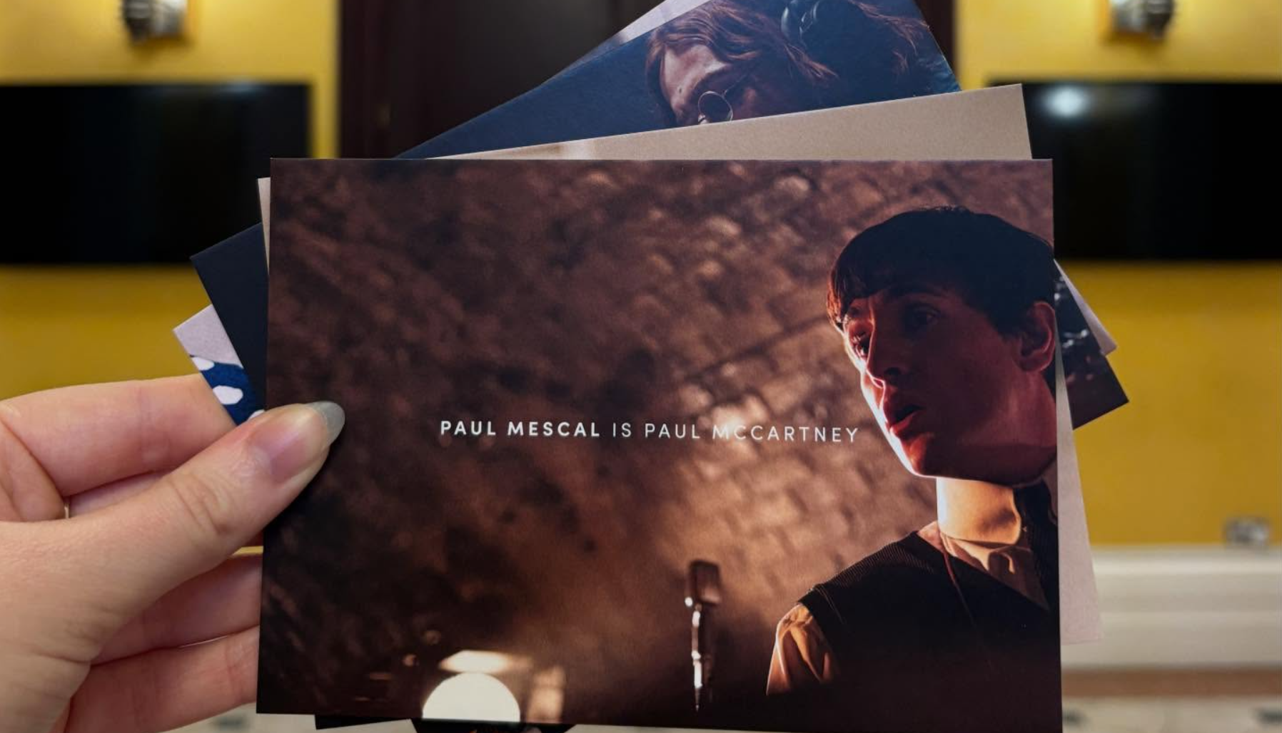 Here's Your First Look at the Four Actors Playing the Beatles Members ...